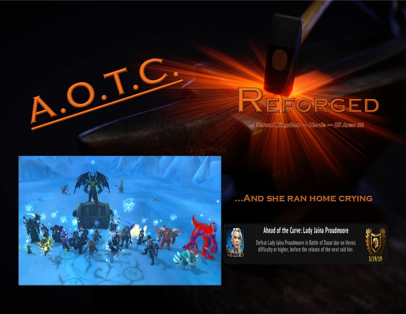 and Reforged sends her home crying! – Eternal Kingdom