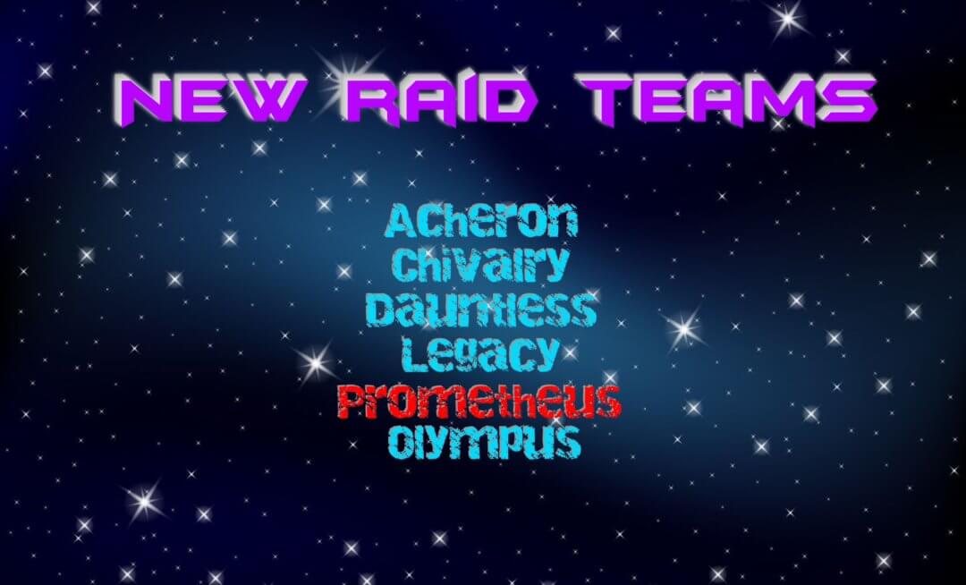 New Raid Teams for Shadowlands! – Eternal Kingdom